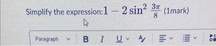 Solved Use the compound angle formula to determine a | Chegg.com