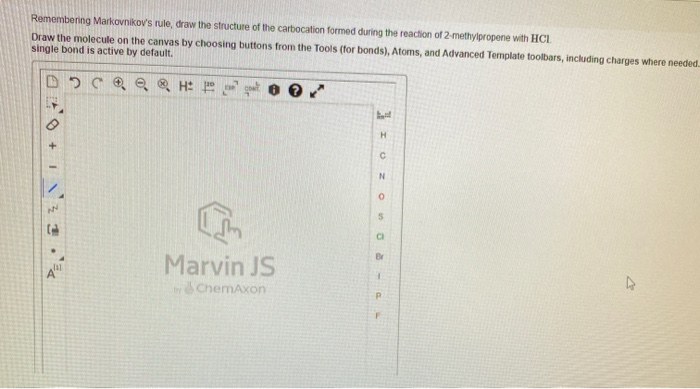 Solved Remembering Markovnikov's rule, draw the structure of | Chegg.com