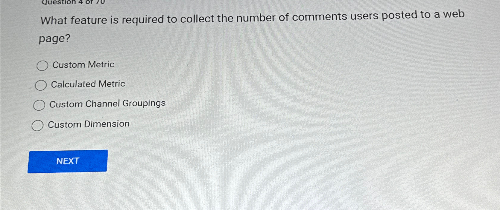 Solved What feature is required to collect the number of | Chegg.com