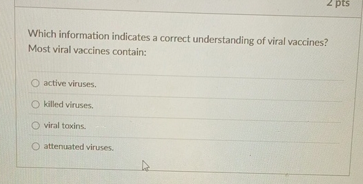 Solved Which information indicates a correct understanding | Chegg.com
