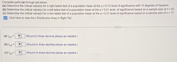 Solved Complete parts (a) through (c) below. (a) Determine | Chegg.com