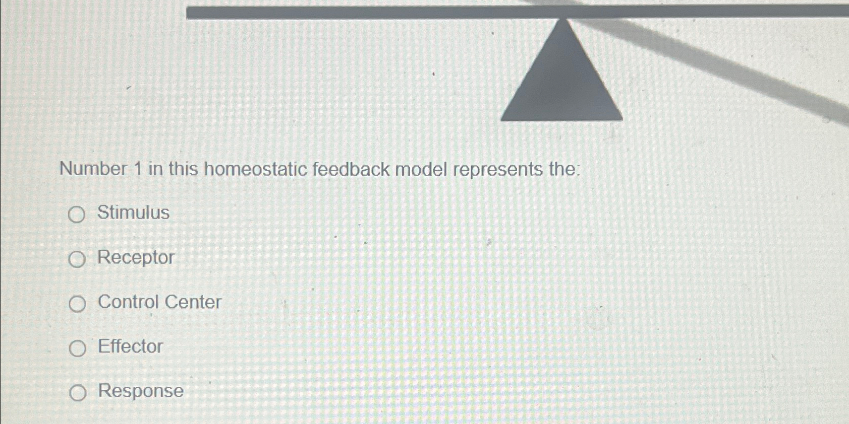 Solved Number 1 ﻿in this homeostatic feedback model | Chegg.com