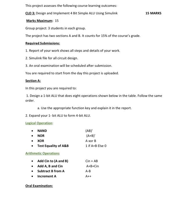 Solved This project assesses the following course learning | Chegg.com