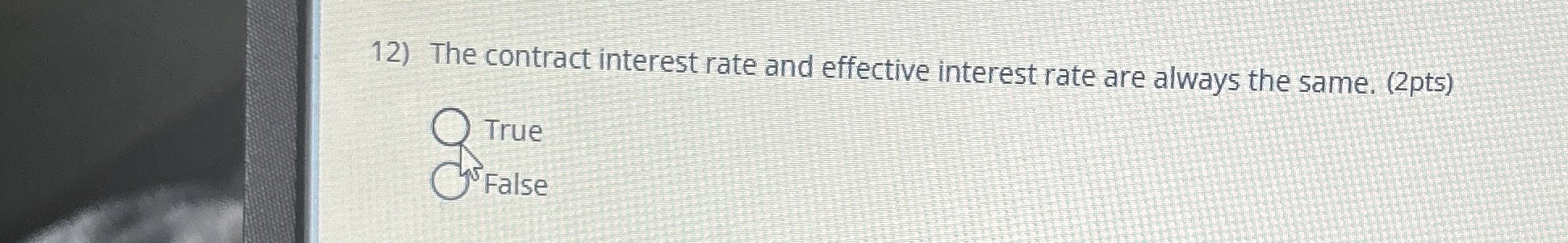 High Quality SOLUTION The contract interest rate and effective interest ...