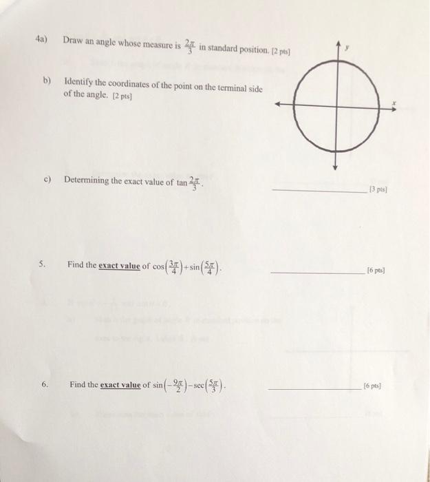 Solved In what quadrant does terminate if sine