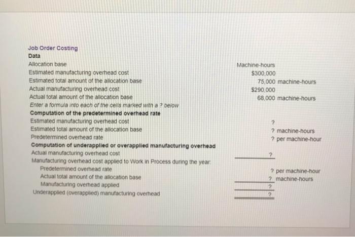 Solved Machine-hours $300,000 75,000 machine-hours $290,000 | Chegg.com