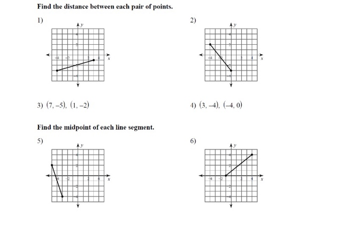Solved Find the distance between each pair of points. 3) | Chegg.com