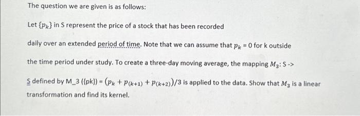 Solved The question we are given is as follows: Let {pk} in | Chegg.com