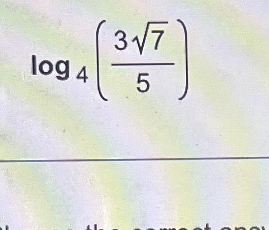 Solved log4(3725) | Chegg.com