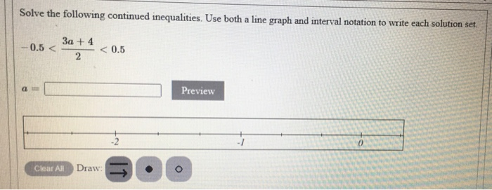 Solved Solve the following continued inequalities. Use both | Chegg.com