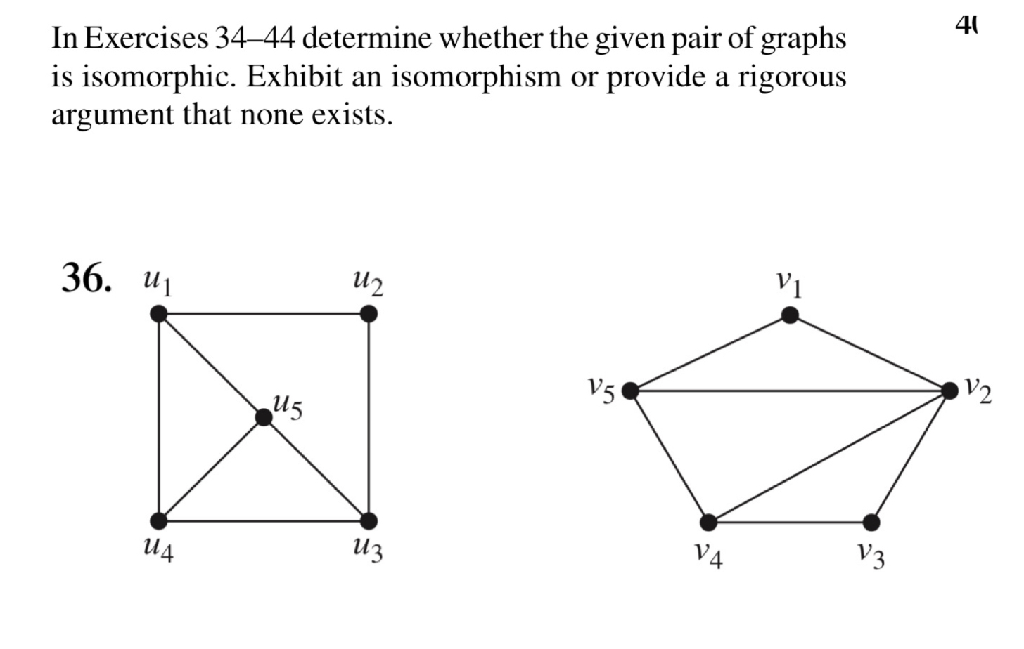 Solved In Exercises 34-44 ﻿determine whether the given pair | Chegg.com