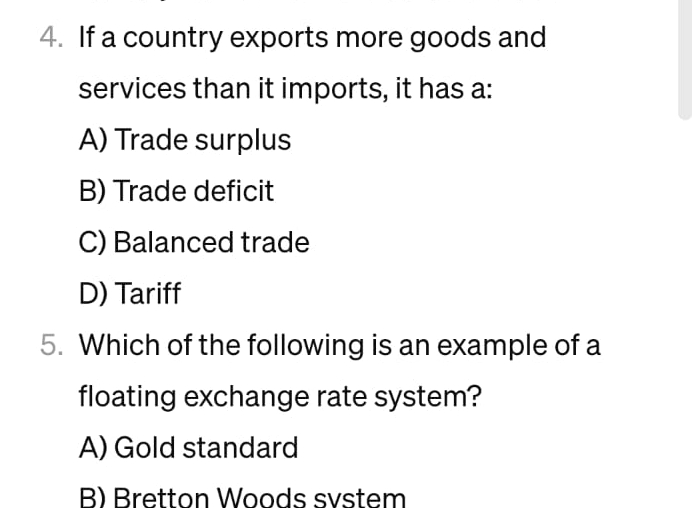 Solved Ecinomics: If a country exports more goods and | Chegg.com