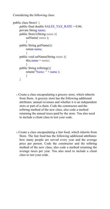 Solved Considering the following class: 1-Create a class | Chegg.com