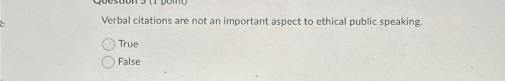 Solved Verbal citations are not an important aspect to | Chegg.com