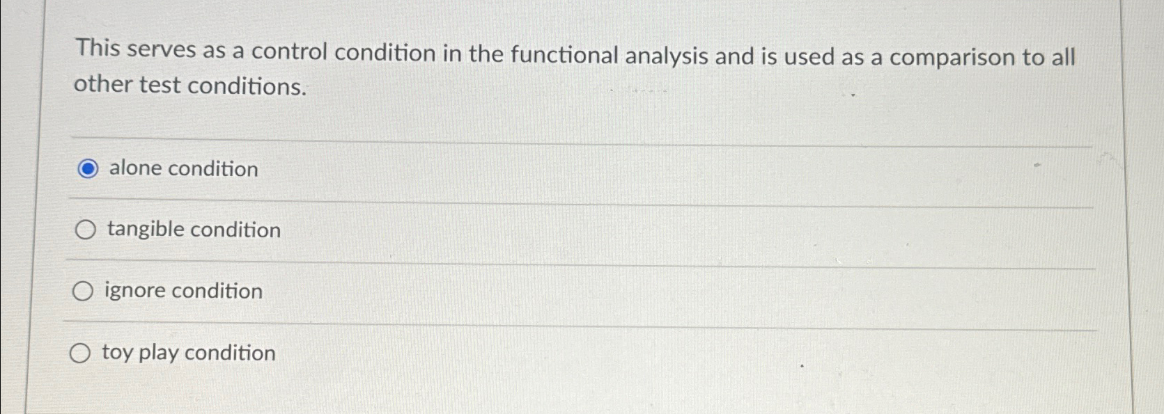 Solved This serves as a control condition in the functional | Chegg.com