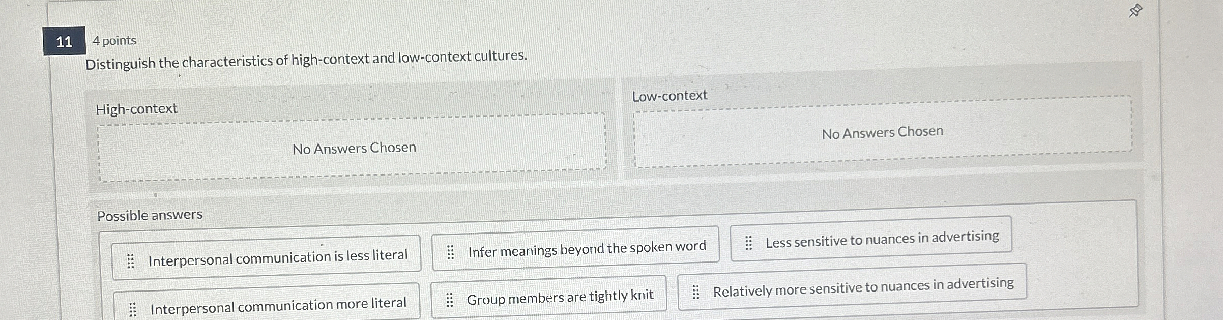 Solved 114 ﻿pointsDistinguish the characteristics of | Chegg.com