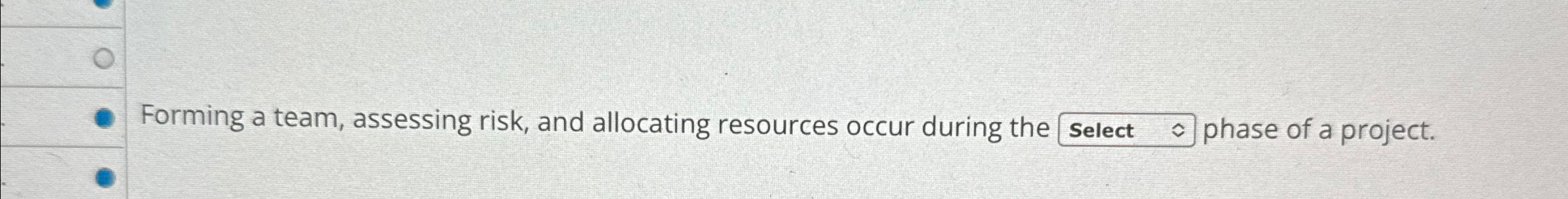 Solved Forming a team, assessing risk, and allocating | Chegg.com