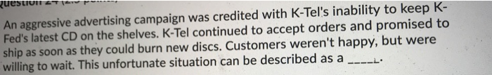 Solved An aggressive advertising campaign was credited with | Chegg.com