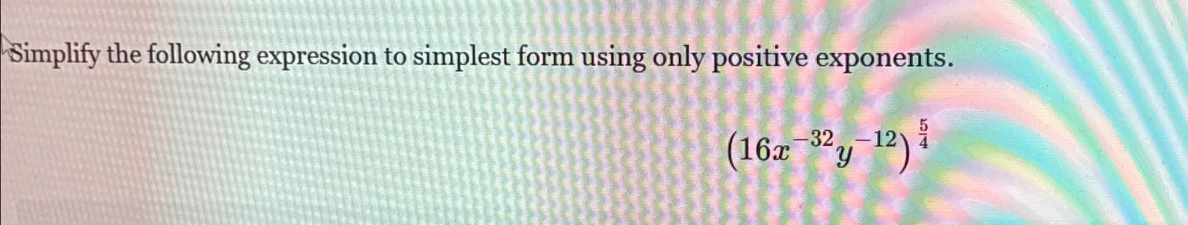 Solved Simplify the following expression to simplest form | Chegg.com