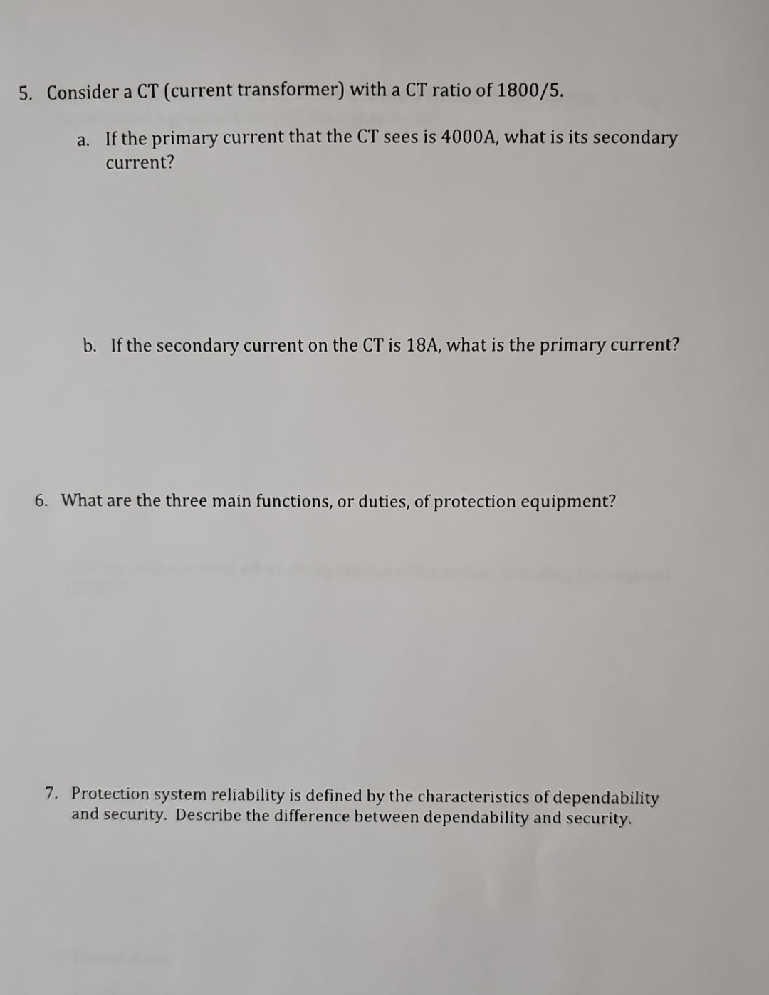 Solved Consider a CT (current transformer) ﻿with a CT ratio | Chegg.com