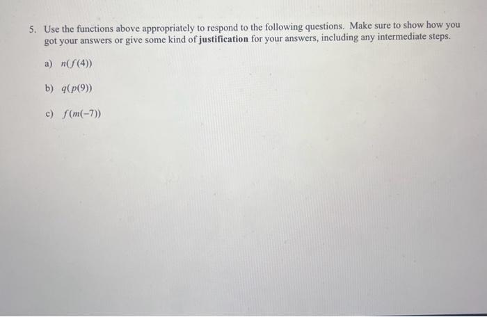 Solved Here are three different functions to consider: - Let | Chegg.com