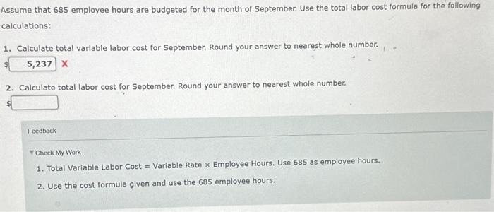 Solved Using High-Low to Calculate Predicted Total Variable | Chegg.com