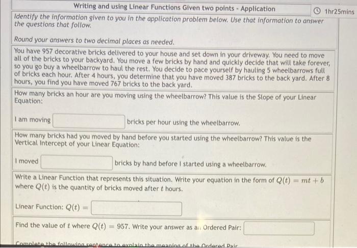 Solved Identify the information given to you in the | Chegg.com