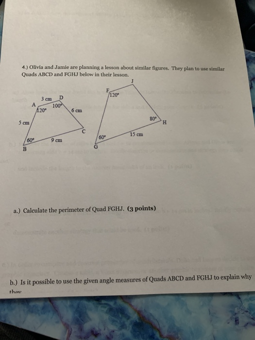 Solved 4.) Olivia and Jamie are planning a lesson about | Chegg.com
