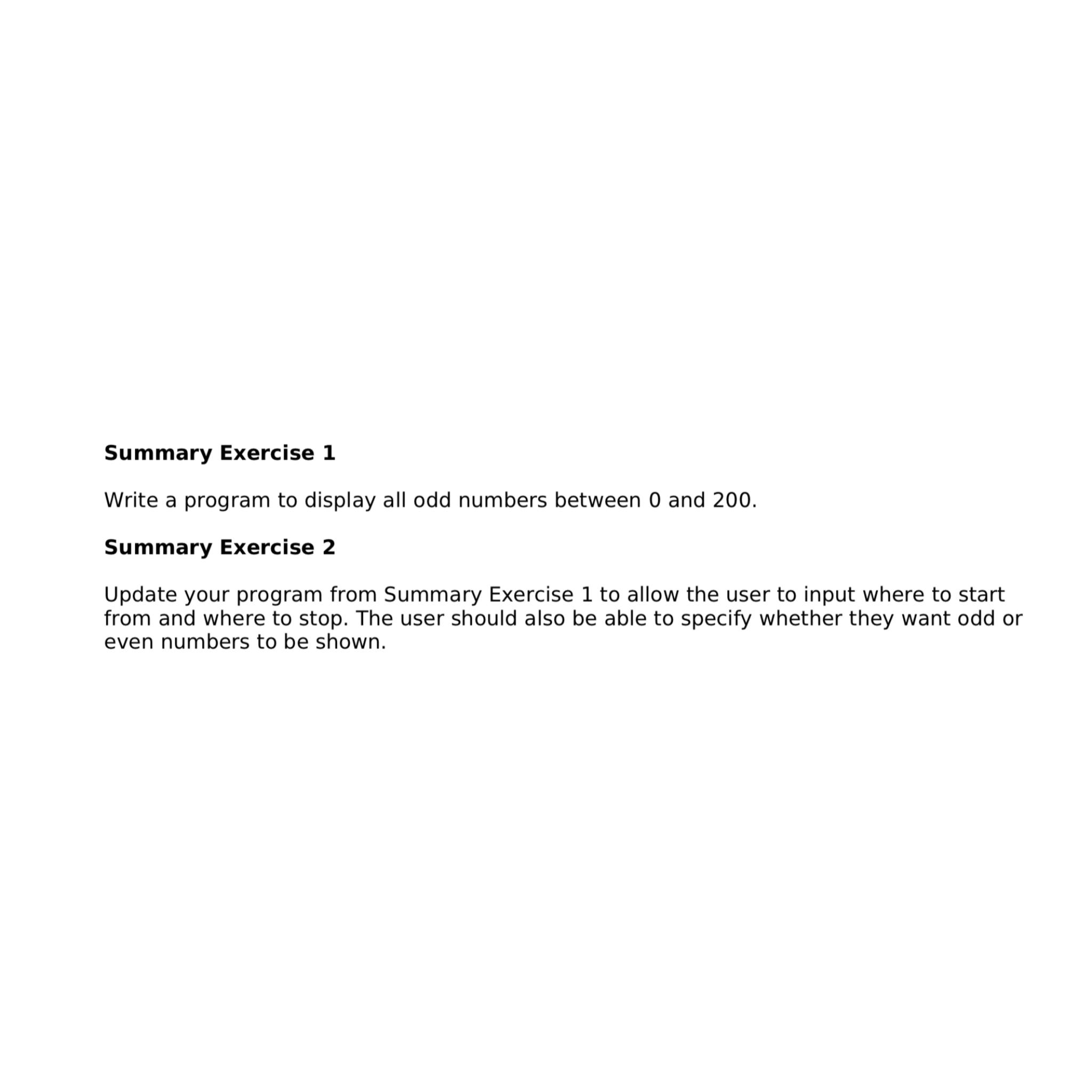 Solved Summary Exercise 1Write the code in c++ and do not | Chegg.com Solved Summary Exercise 1Write the code in c++ and do not | Chegg.com
