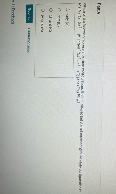 Solved Part AWhich of the following represent electron | Chegg.com