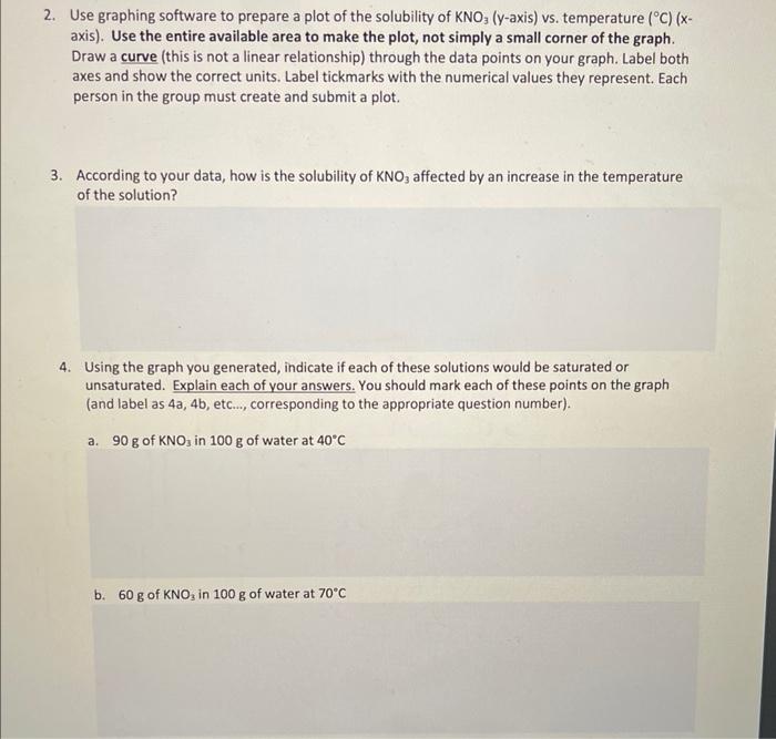 Solved PROCESSING THE DATA 1. Complete the table below. The | Chegg.com