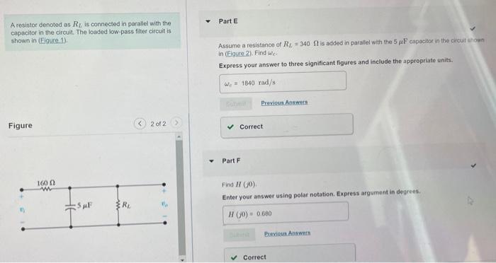 Solved A resistor denoted as R is connected in parallel with | Chegg.com