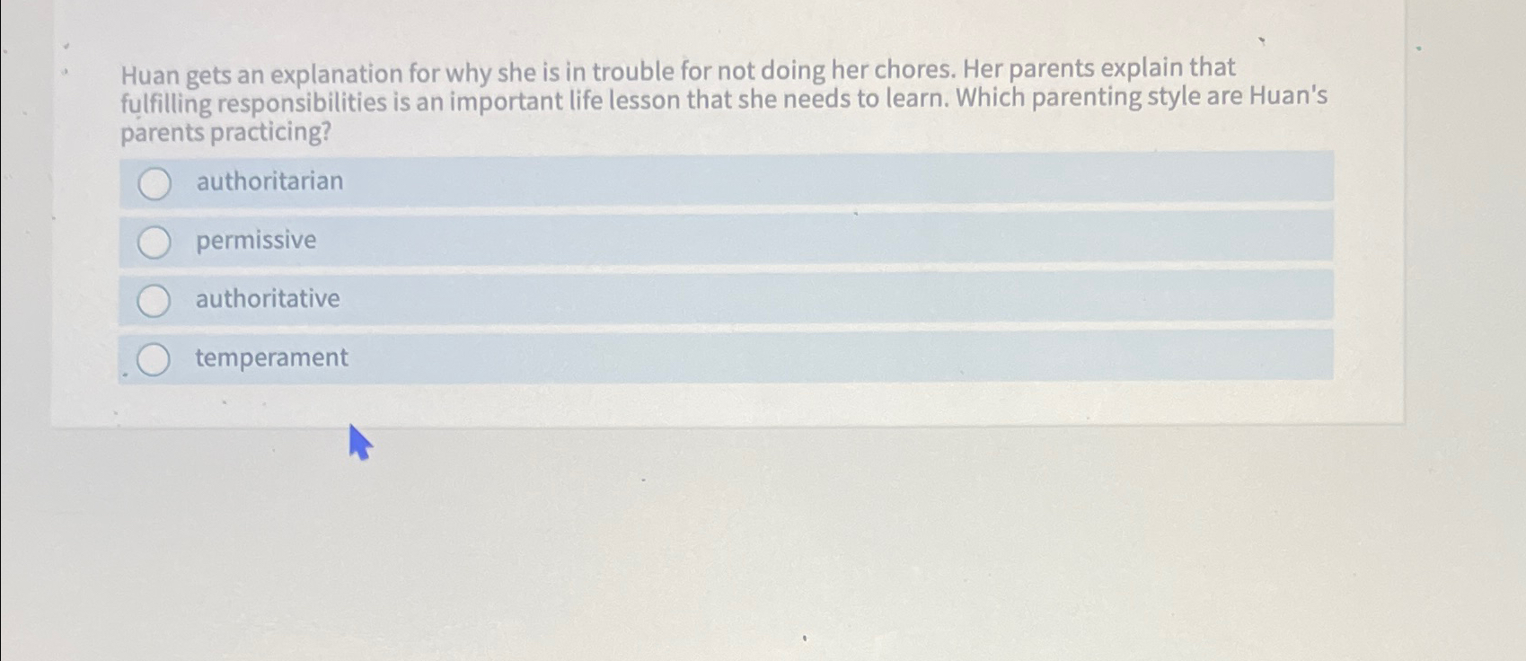 Solved Huan gets an explanation for why she is in trouble | Chegg.com