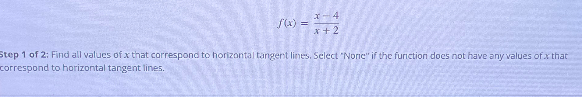 Solved f(x)=x-4x+2: Find all values of x ﻿that correspond to | Chegg.com