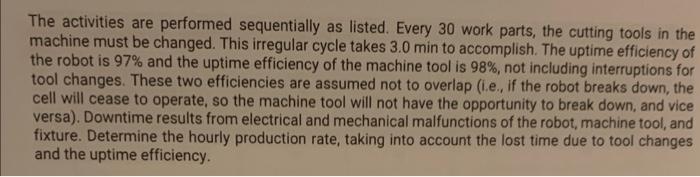 Solved A robot performs a loading and unloading operation | Chegg.com