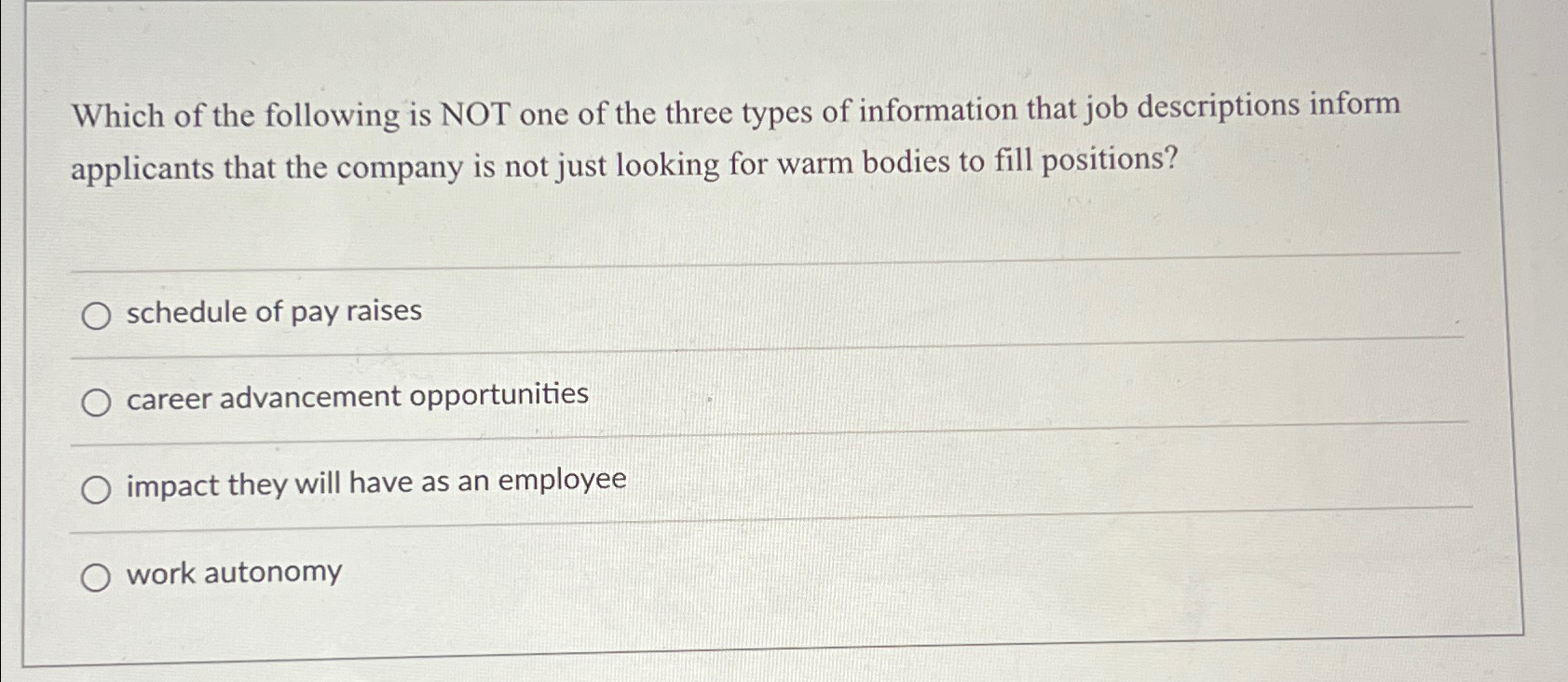 Solved Which of the following is NOT one of the three types | Chegg.com