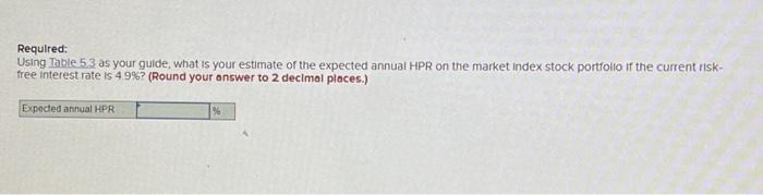 Required: Using Table 53 as your guide, what is your | Chegg.com