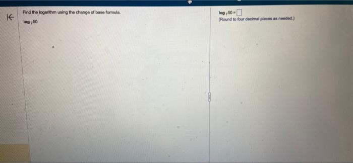 Corvert to an expenential equation. The equivilent | Chegg.com