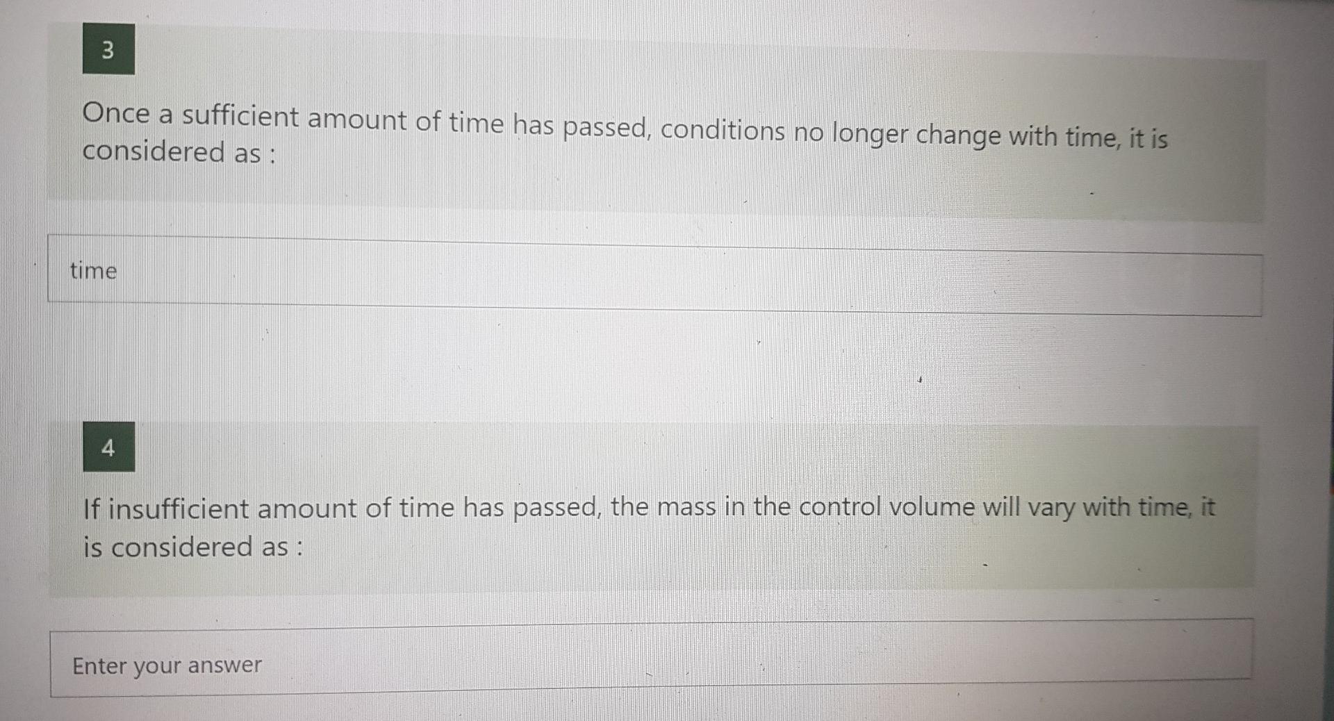 Solved 3 Once a sufficient amount of time has passed, | Chegg.com