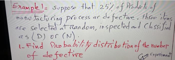 Solved mano Example != suppose that 25% of Products of | Chegg.com