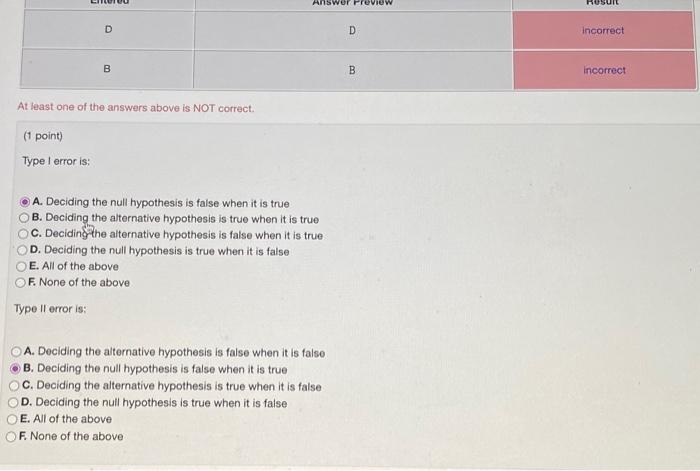 Solved At Least One Of The Answers Above Is Not Correct 1
