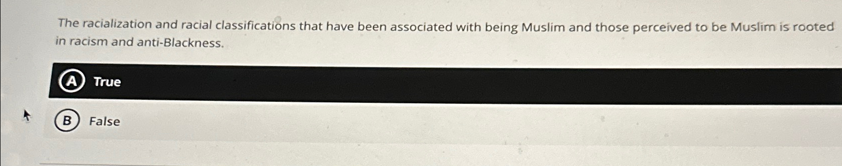 Solved The racialization and racial classifications that | Chegg.com