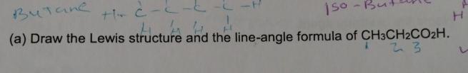 Solved (a) ﻿Draw the Lewis structure and the line-angle | Chegg.com