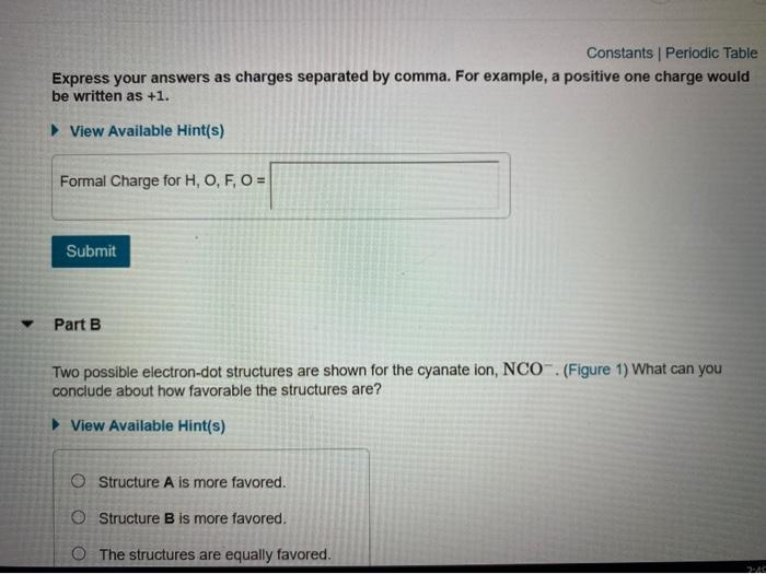 Solved formal charge (FC) keeps track of which electrons an | Chegg.com