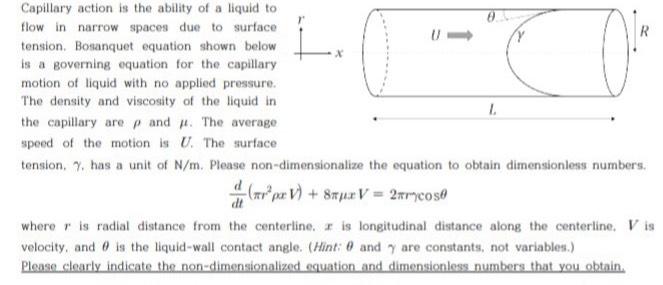 Solved Capillary action is the ability of a liquid to flow | Chegg.com