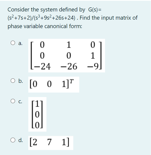 Solved Consider the system defined by | Chegg.com