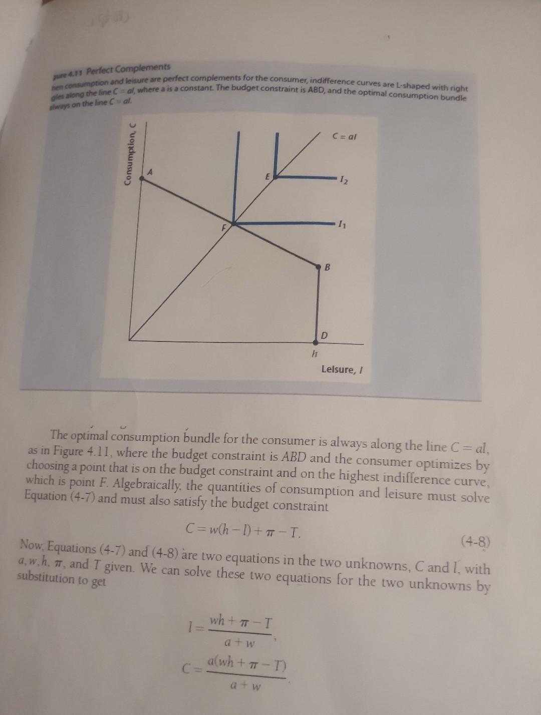 Solved - Goods are perfect complements for consumer if he or | Chegg.com