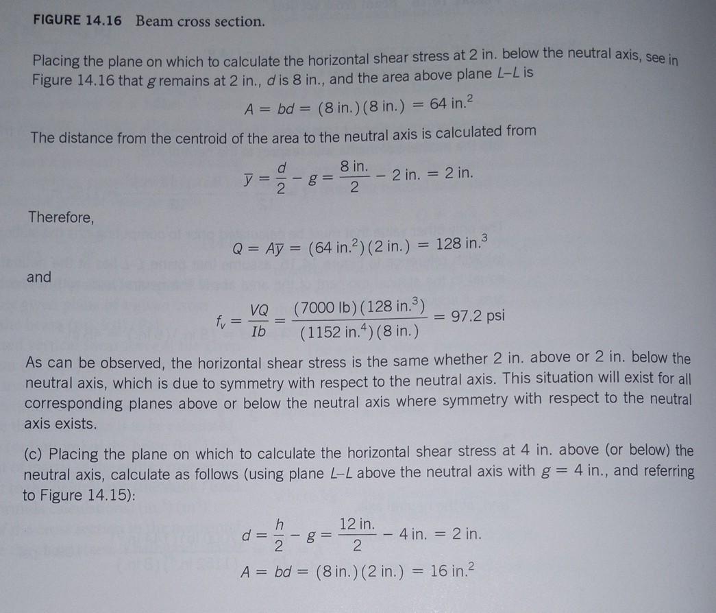 Solved Calculate the section modulus for the cross section | Chegg.com