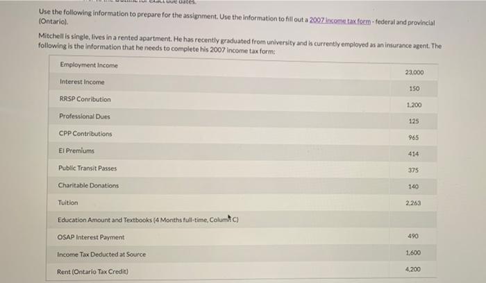 Complete: T1 General Form -pages 2 and 3Schedule 1 | Chegg.com