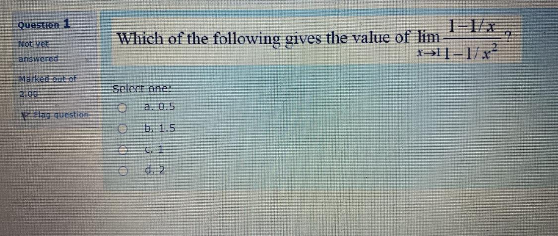 Solved Question 1.Not yetansweredMarked out of2.00Yi Flag | Chegg.com